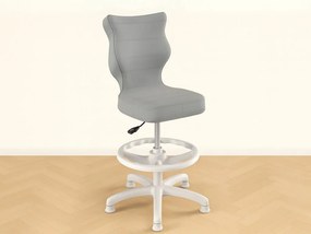 Benlemi Stůl STOLLY se 3 šuplíky a pastelkovníkem do dětského pokoje + ergonomická židle ŠEDÁ Zvolte rozměr židle: dítě 133 - 159 cm (výška stolu 71 - 82 cm)