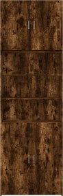 Skříň highboard kouřový dub 80 x 42,5 x 249 cm kompozitní dřevo 3281361