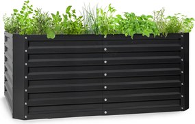Blumfeldt Blum High Grow Straight, vyvýšený záhon, 120 x 60 x 60 cm, 432 l, ocel