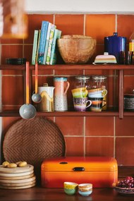 Set 4ks retro hrnek na Cappuccino 70s Solid - Ø 9,5*12*8,5 / 300 ml
