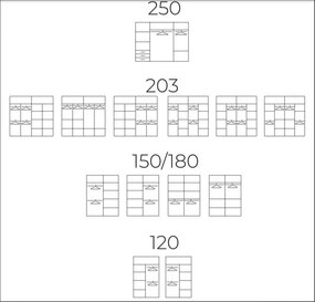 Šatní skříň Klasik 203, bílá