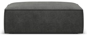 Šedá žinylková podnožka Vanda – Mazzini Sofas