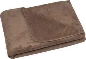 Bellatex Přikrývka Korall micro 75x100 cm kávová