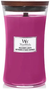 WoodWick – svíčka Wild Berry & Beets (Lesní ovoce a řepa) Velikost: střední 275 g