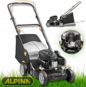 Benzínová sekačka Stiga Alpina BL410 41 cm Motor 123 cm³ Silný koš 55 L