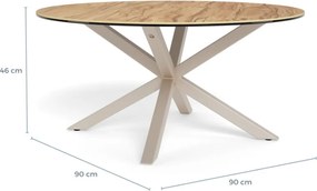 Konferenční stolek Heaven 82 cm dub divoký/šedý