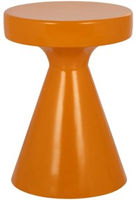 OnaDnes -20% Oranžový kovový odkládací stolek Richmond Kimble I. 30 cm