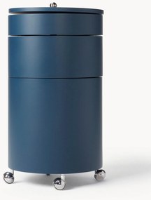 Kulatá skříňka na kolečkách Barboy, design Verner Panton