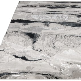 Šedý  koberec Beethoven Quartz Rozměry: 80x150 cm