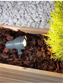 NV 875409 Venkovní svítidlo s bodcem INSIDE tmavě šedý hliník a sklo GU10 1x7W 220-240V IP54 bez žárovky - NOVA LUCE