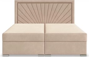AGroup Kontinentální čalouněná postel VICENZA (180 x 200 cm) Barva látky Trinity: Modrá (Trinity 2313)