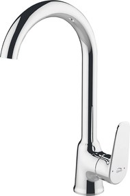 Laveo Rondo, kuchyňská baterie stojící h-302, chromová, LAV-BLX_068D