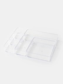 Sinsay - Sada průhledných organizérů 6 pack - clear