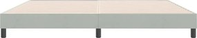 Postel Box Spring bez matrace Light Grey 180x220 cm samet 3315885