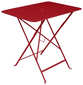 OnaDnes -20% Makově červený kovový skládací stůl Fermob Bistro 57 x 77 cm