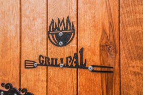 GRILLPAL dřevěná udírna Profi Smoker velká 233 l, barva teak