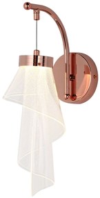 Toolight Toolight, LED nástěnné svítidlo, 10W, 467 lm, APP1766-1W, růžové zlato, OSW-09310