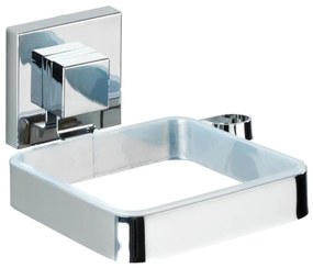 WENKO 22682100 -Držák fénu VACUUM-LOC QUADRO ED 13,5x14 cm stříbrná/chrom 22682100