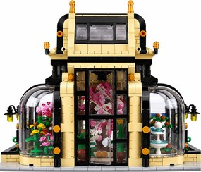 LEAN Toys Stavebnicové kostky – Botanická zahrada, Oranžérie, LED osvětlení, 2147 dílků