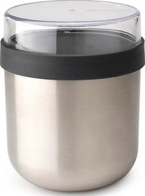 Termobox na svačinu Make & Take 500 ml tmavě šedý