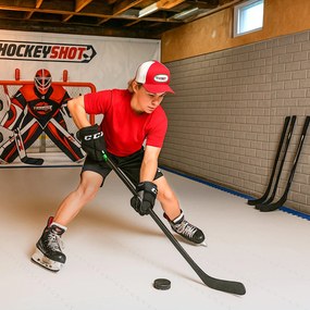 Costway 10 Pack Dryland syntetické ledové dlaždice pro tréninkovou hokejovou