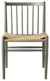 Židle z bukového masivu J80 mechově šedý lak