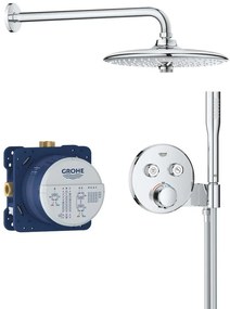 Grohe Precision SmartControl - Sprchový set s termostatem pod omítku, průměr 26 cm, 3 proudy, chrom 34878000