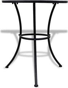 3dílný bistro set mozaikový keramický modro-bílý 271771