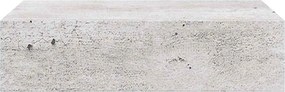 Nástěnné police se zásuvkou 2 ks betonově šedé 40x23,5x10cm MDF 330252