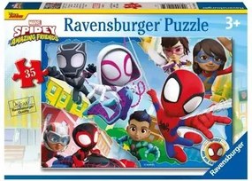 Ravensburger Spidey a jeho úžasní přátelé - 35 dílků / od 3 let