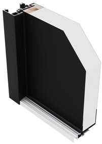 Vchodové dveře bílé 110 x 207,5 cm hliník,  3190534