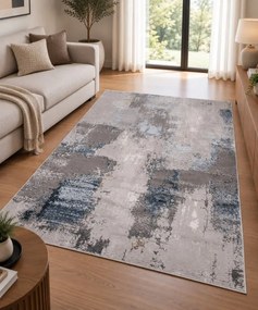 Koberec Safir 250 krémový / modrý