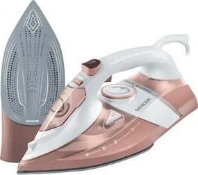 SENCOR SSI 8300RS růžová / Napařovací žehlička / 3200W / 350ml / 1.9m