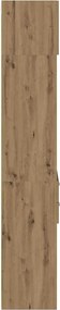 Vysoký bufet Artisanový dub 50 x 42,5 x 225 cm Kompozitní dřevo 3402816