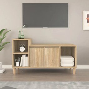 TV skříňka dub sonoma 100x35x55 cm kompozitní dřevo