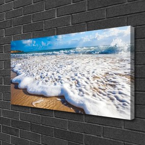 Obraz na plátně Pláž Moře Pisek Příroda 120x60 cm