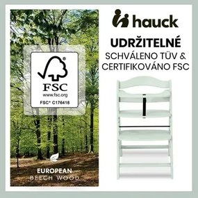 Hauck Alpha+ dřevěná židle, mint