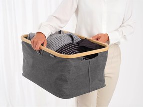 Skládací koš na prádlo/úložný box Brabantia 40l černý
