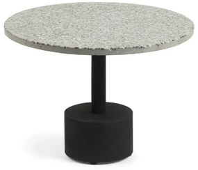 Odkládací stolek melano ø 55 cm šedý MUZZA
