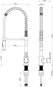 Cooke & Lewis Kuchyňská baterie Flinter Černá
