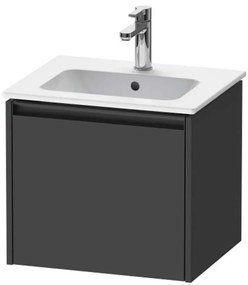 Duravit Ketho.2 - Umyvadlová skříňka 44x51x42 cm, 1 zásuvka, grafit mat K25061049490000