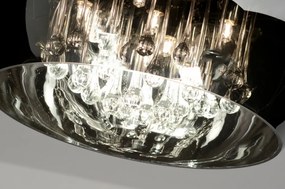 Stropní designové skleněné svítidlo Eleganza Luce Foscarino