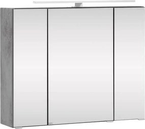 XXXLutz ZRCADLOVÁ SKŘÍŇKA, šedá, 80/64/20 cm Held - Online Only koupelnové skříňky - 000307010504