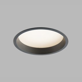Vestavné kruhové svítidlo Zeta Barva: Černá, Průměr: 210 mm, Teplota chromatičnosti / Stmívání: 3000 Kelvinů / Nestmívatelné