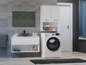 TPS Koupelnová skříňka nad pračku POLA MINI DK - Bílý mat