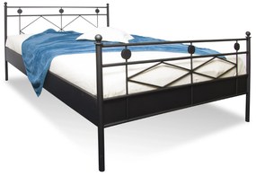 Nábytek ATIKA s.r.o. Kovová postel DARJA Povrchová úprava: na přání dle RAL, Rozměr: 80 x 200 cm