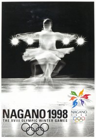 Plechová cedule Nagano 1998 Velikost: A4 (30 x 20 cm)