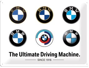 Postershop Plechová cedule: BMW (Logo Evolution) - 40x30 cm