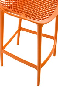 Plastová barová židle DS10778434 - Oranžová