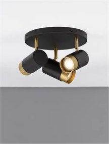 Designové stropní svítidlo Pogno 22 černé